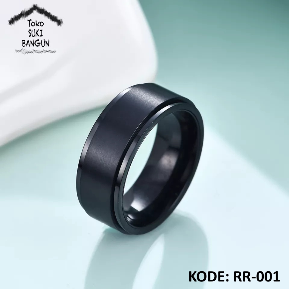 Jual Cincin Putar SATURN Rotary Ring Fidget Spinner Rotating Metal Stainless Steel RR-001 ...