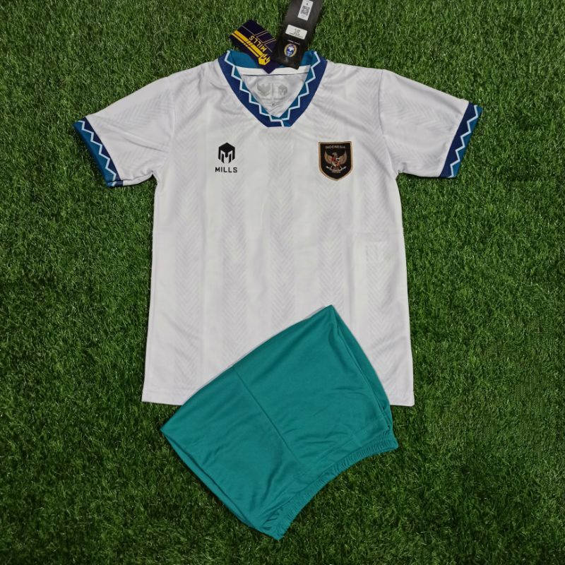 Jual JERSEY MILLS STELAN TIMNAS INDONESIA AWAY ANAK ANAK 2022 2023 ...