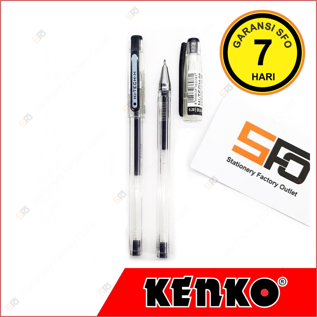 Jual 12 Pcs Pen Kenko Hi-Tech H 0.28mm - Pulpen Hi Tec C | Shopee Indonesia