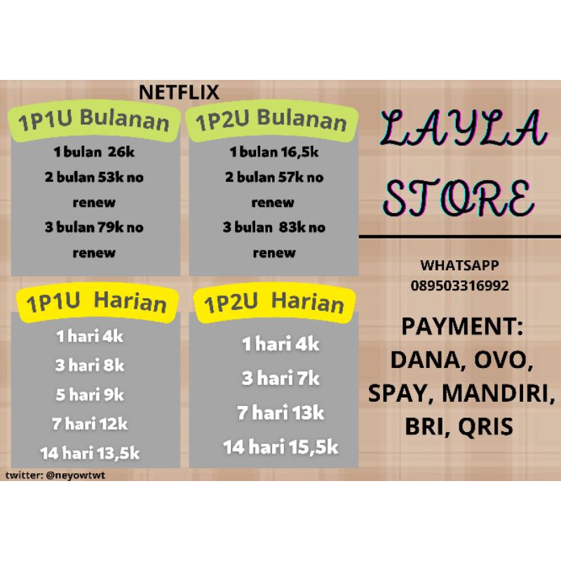 Jual Netflix | Shopee Indonesia