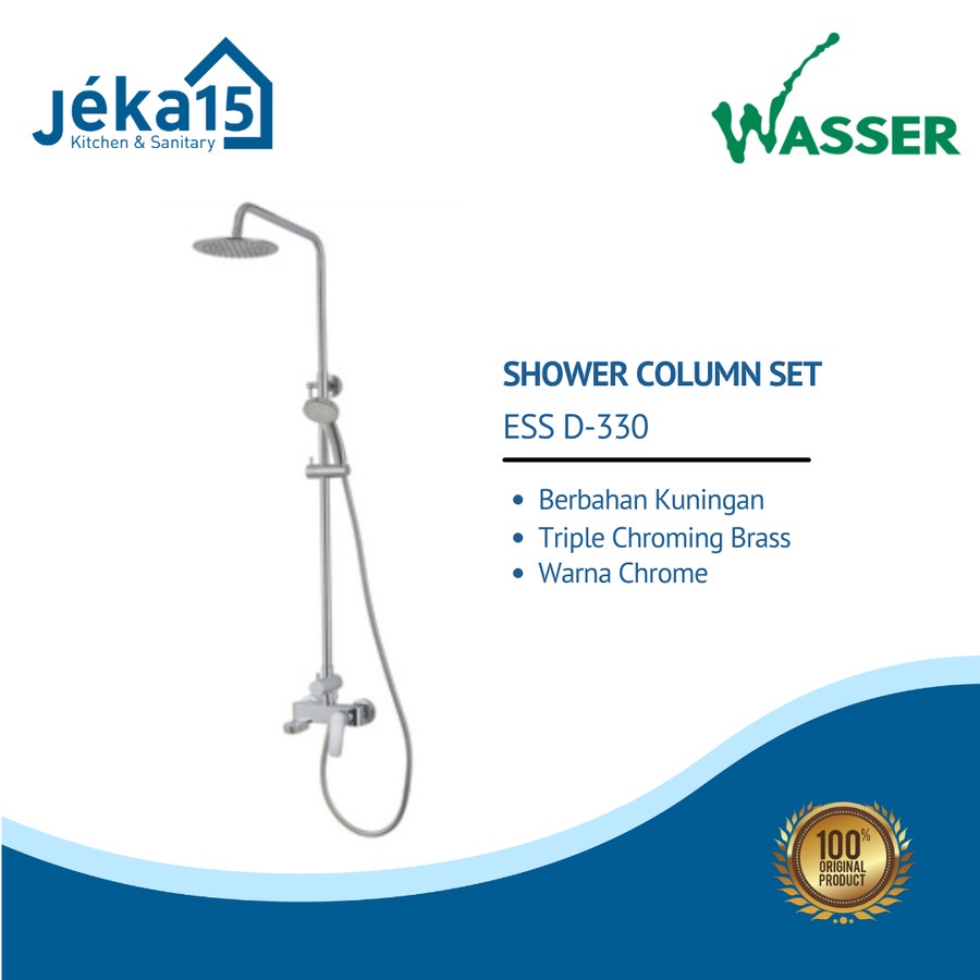 Jual SHOWER COLOUMN SET//SHOWER TIANG//Wasser ESS D-330 | Shopee Indonesia