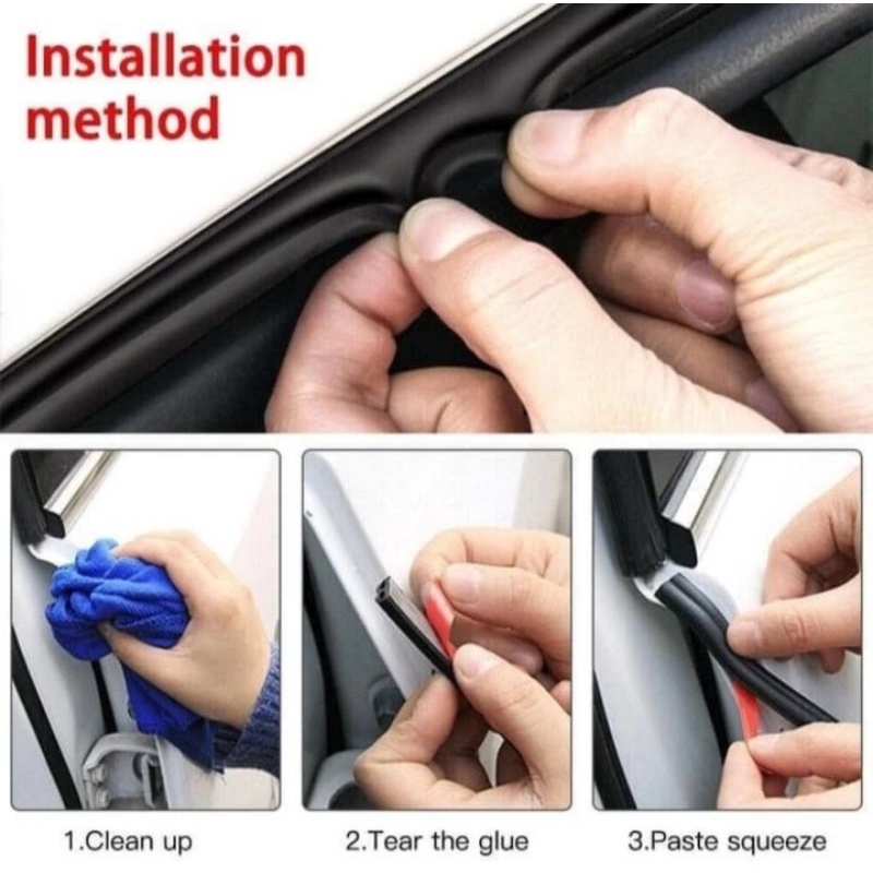 Jual KARET PEREDAM SUARA KABIN MOBIL TYPE B UNTUK PINTU KAP MESIN DAN ...