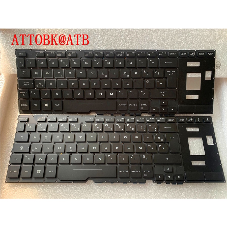 Jual PREORDER New UK/French Laptop Keyboard For ASUS ROG ZEPHYRUS GX501 ...