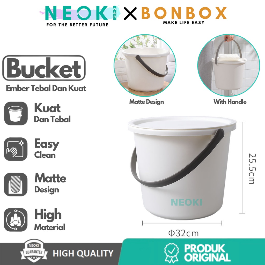 Jual NEOKI x BONBOX BBS902 Ember Plastik Premium Aesthetic Anti Pecah ...