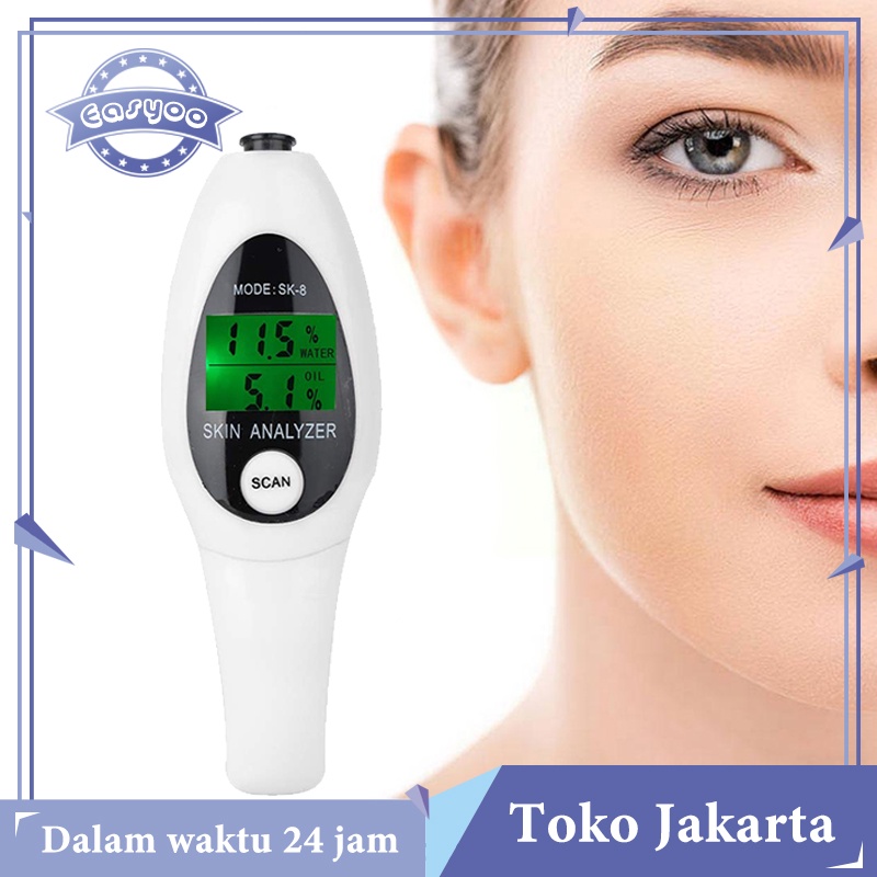 Jual Skin Tester LCD Digital Skin Analyzer Alat Pengukur Kelembaban ...