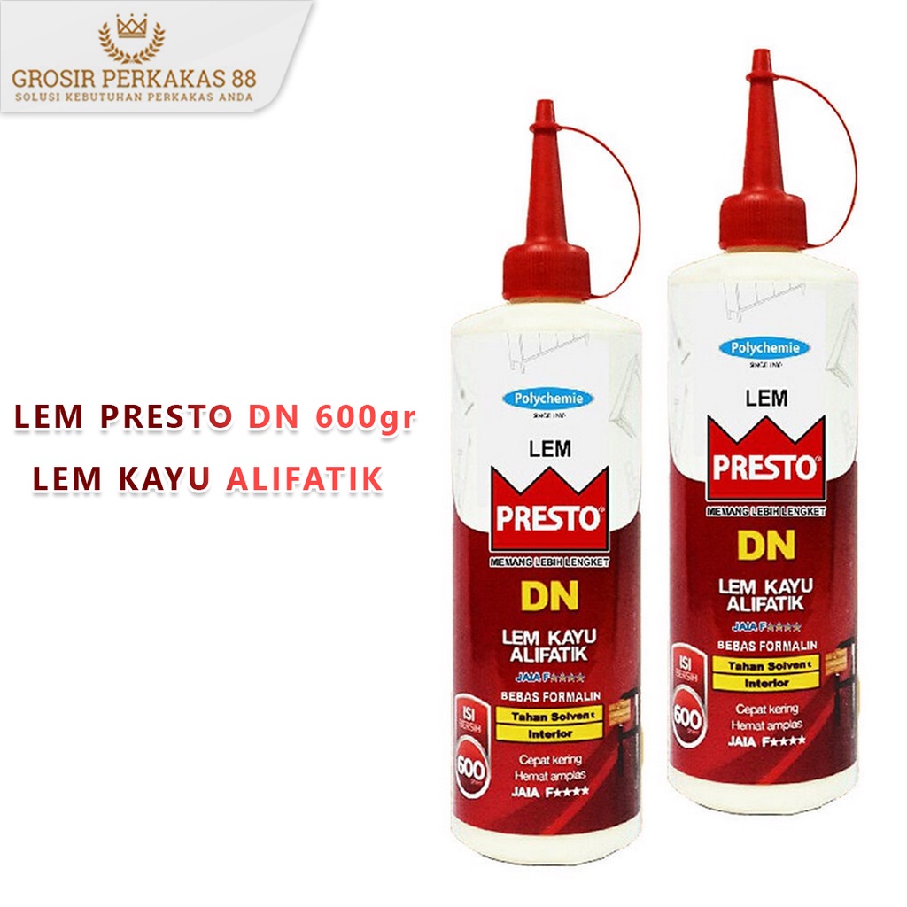 Jual Presto Lem Kayu Super Kuat Hpl Putih Gitar Wrg Dn Alifatik ...