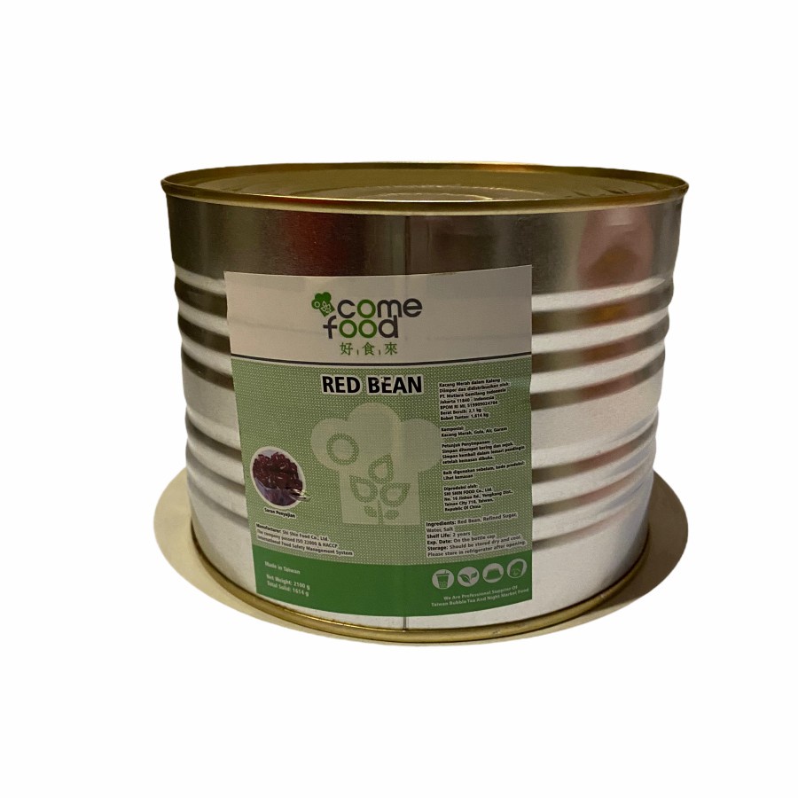 Jual Come Food Red Bean 2,1kg / Comefood kacang merah Taiwan Topping ...