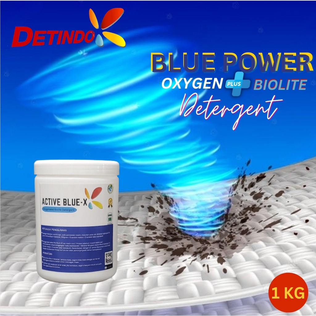 Jual Premium Deterjen ACTIVE BLUE X | Oxygen Deterjen + Biolite Blue ...