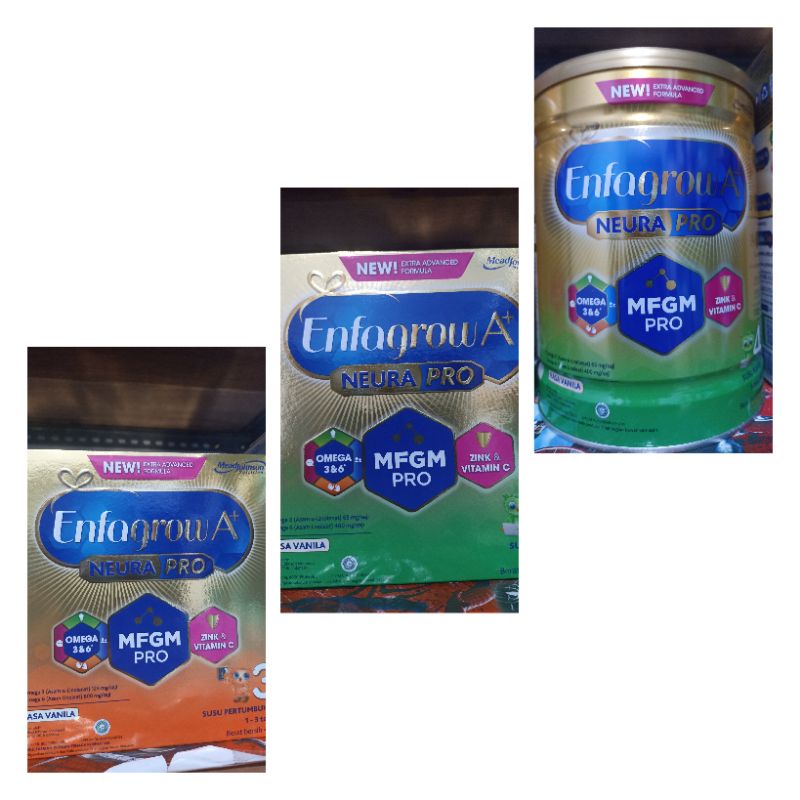 Jual Enfagrow A+ 3/Enfagrow A+ 4 Neura Pro MFGM Pro 400/800 gram Vanila ...