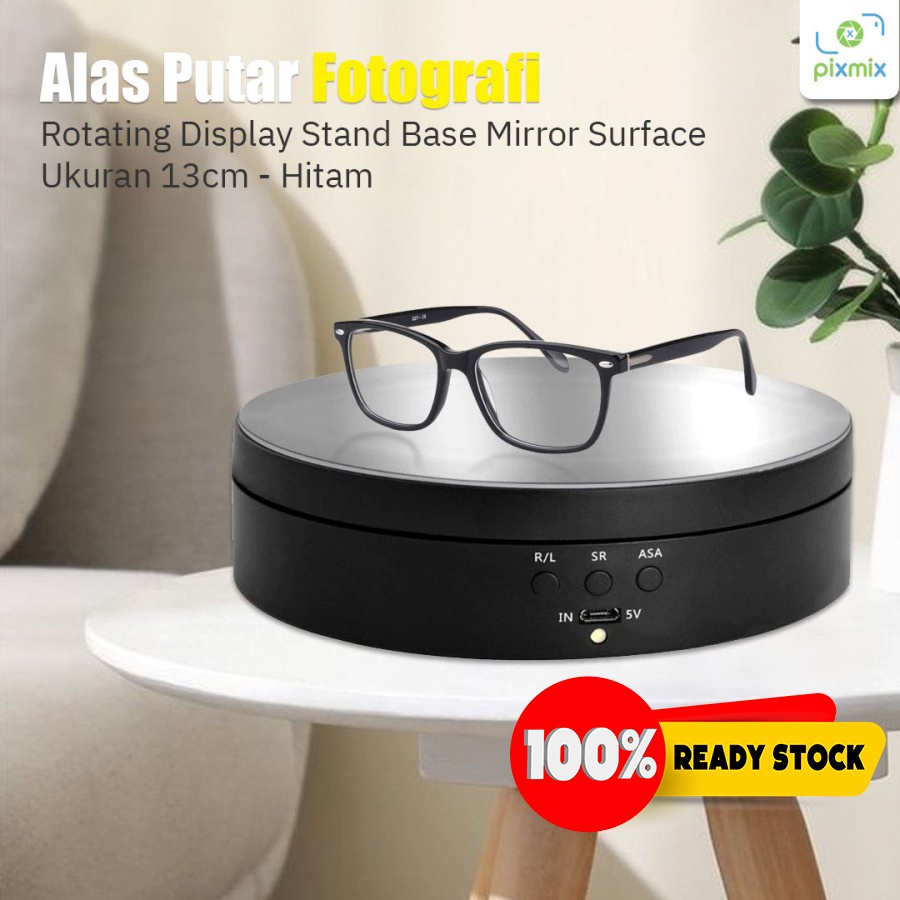 Jual Alas Putar Fotografi Rotating Display Stand Base Mirror Surface ...