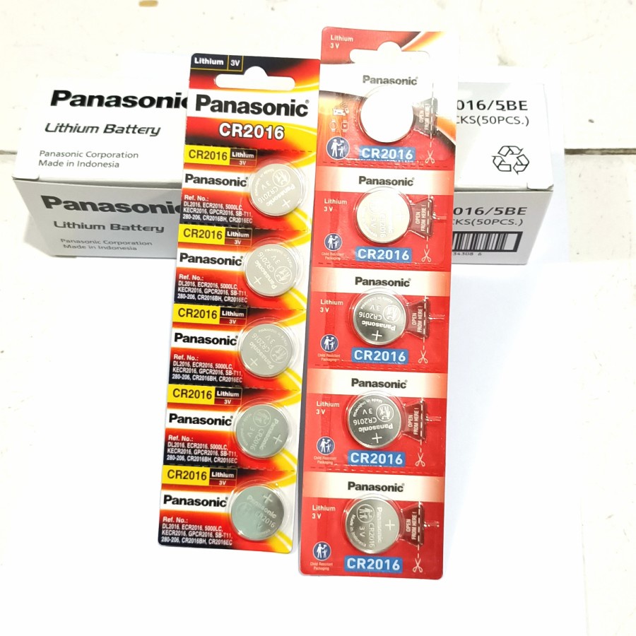 Jual [Z186] Baterai Bulat Kancing Panasonic CR2032 /CR2025 / CR2016 ...
