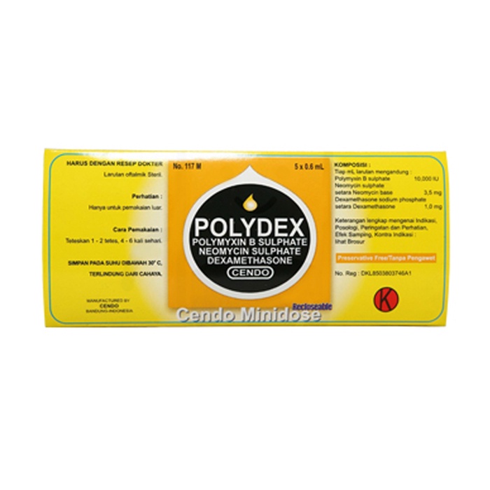 Jual CENDO POLYDEX MINIDOSE STRIP / RADANG MATA /IRITASI MATA/INFEKSI ...