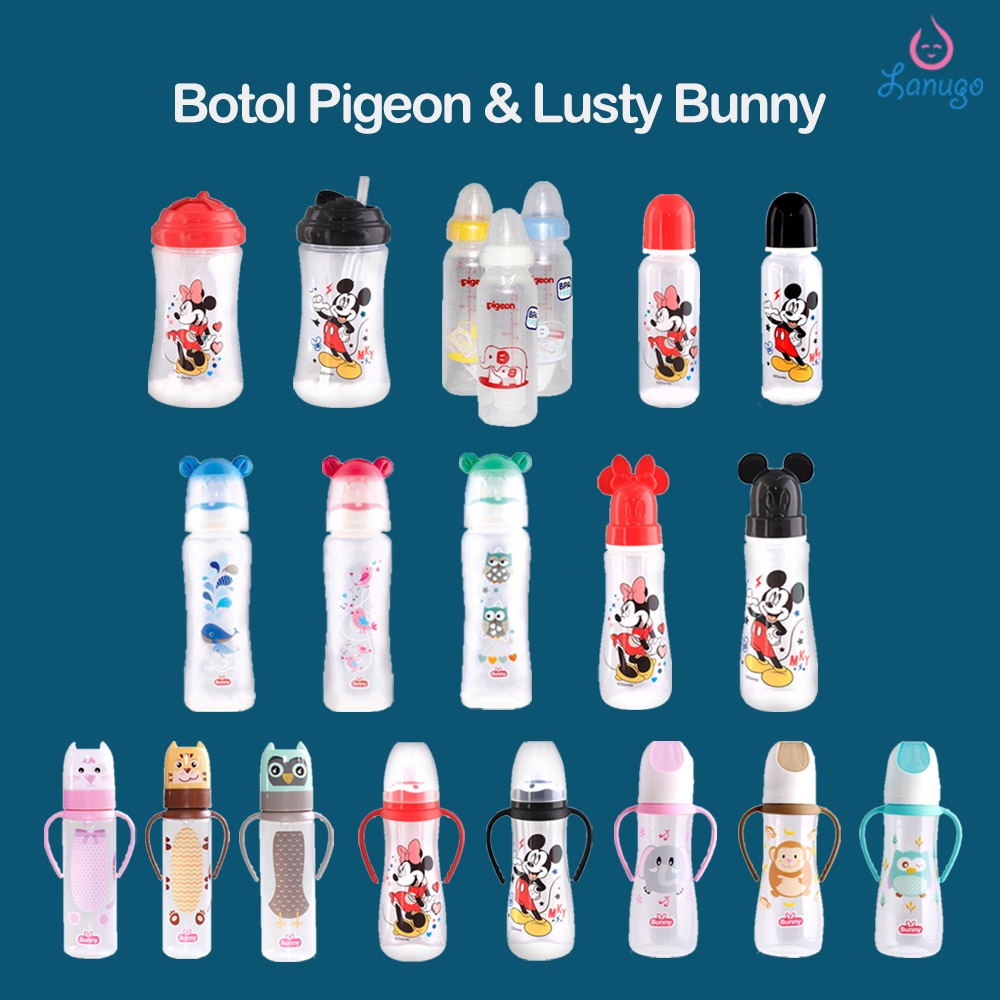 Jual Pigeon 1 Pcs Botol Susu Bayi 50ml , 120ml , 240ml / Botol Assorted ...