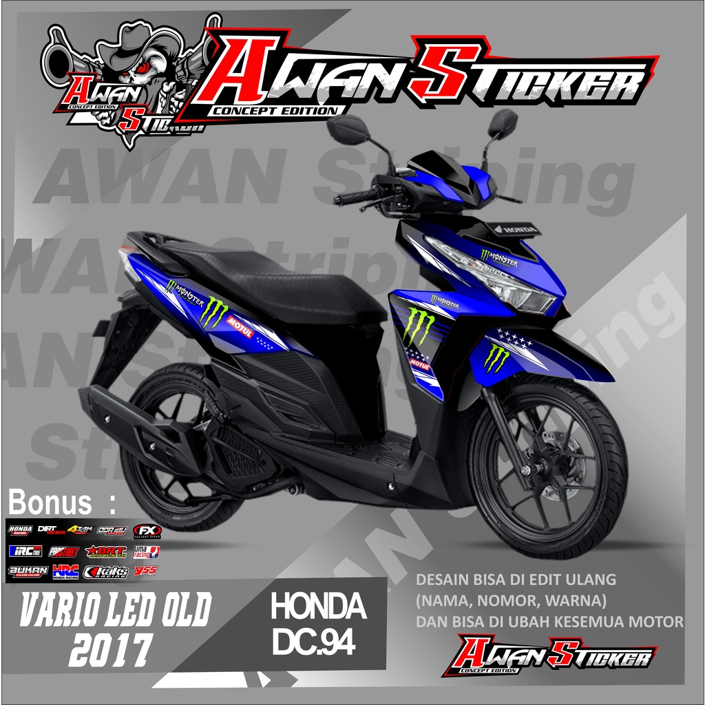 Jual Decal Sticker Vario 125-150 2017 Fullbody - Dekal Stiker Custom ...