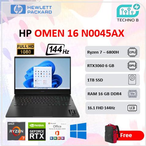 Jual HP Omen 16 Gaming AMD - RAM 16GB 512SSD Win11 16 QHD 165Hz ...