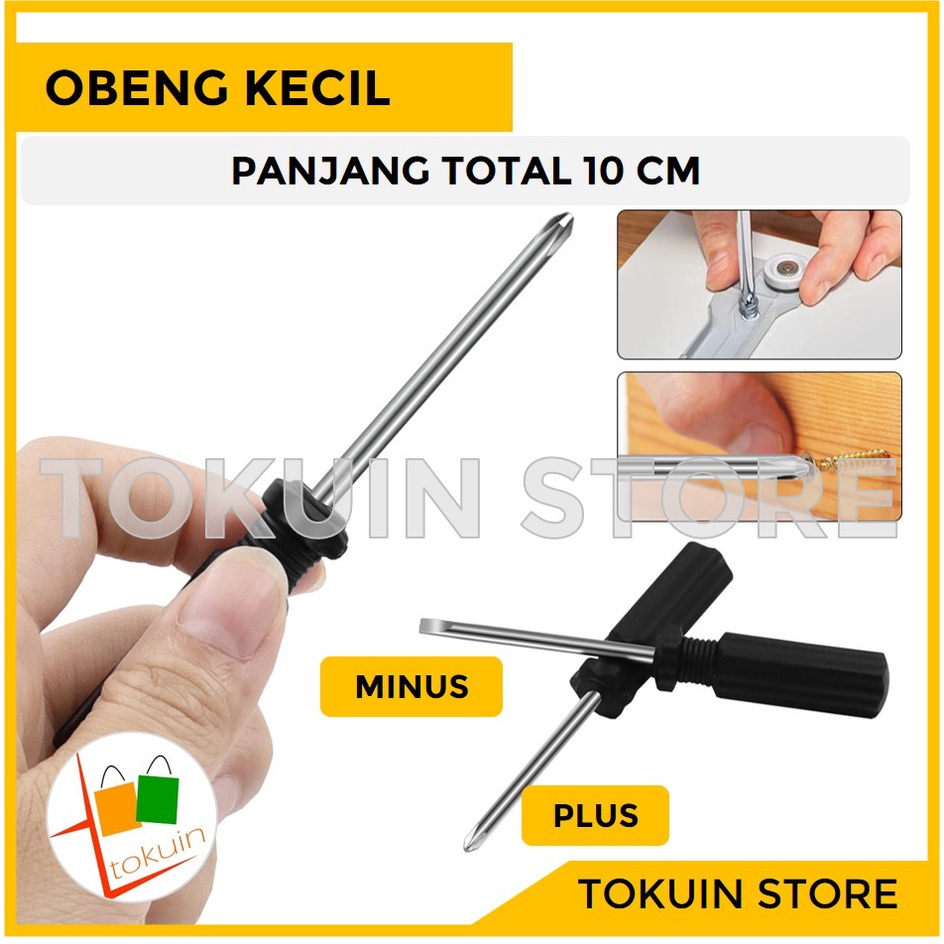 Jual Obeng Plus Minus Mini Screwdriver Obeng Kecil Mini | Shopee Indonesia