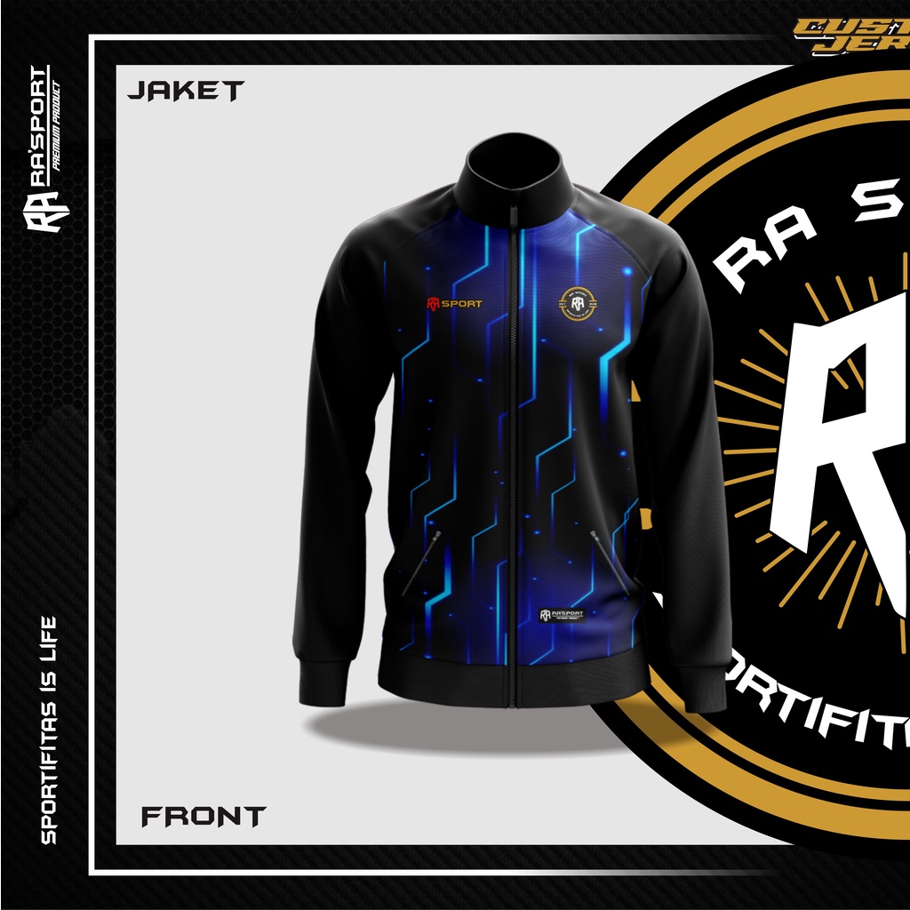 Jual Jaket Full Print tinta Epson / Jaket Satuan / Jaket Racing / Jaket ...