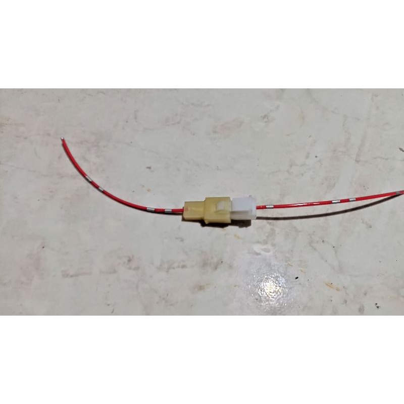 Jual Soket konektor 1 pin + kabel (1set) | Shopee Indonesia