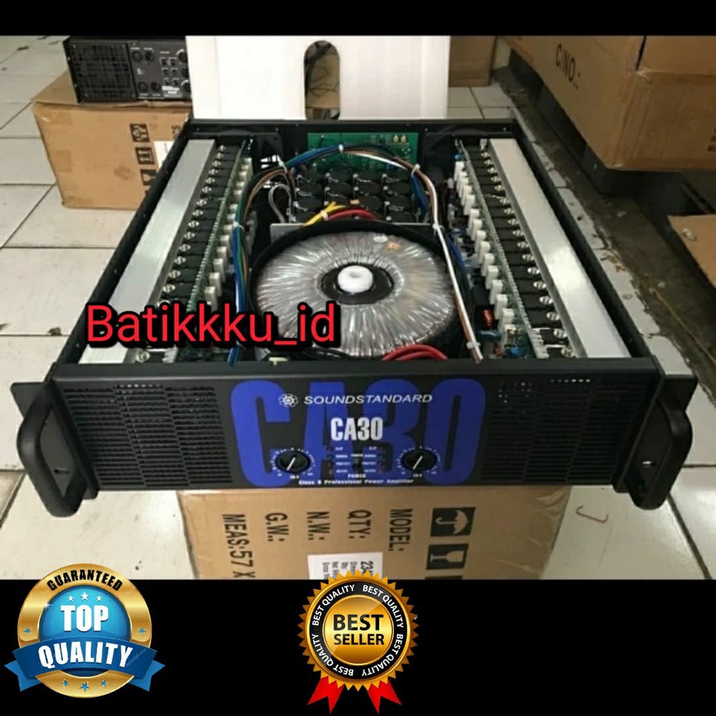 Jual Power Amplifier Sound Standard CA30 CA 30 SOUNDSTANDARD 2CH | Shopee Indonesia