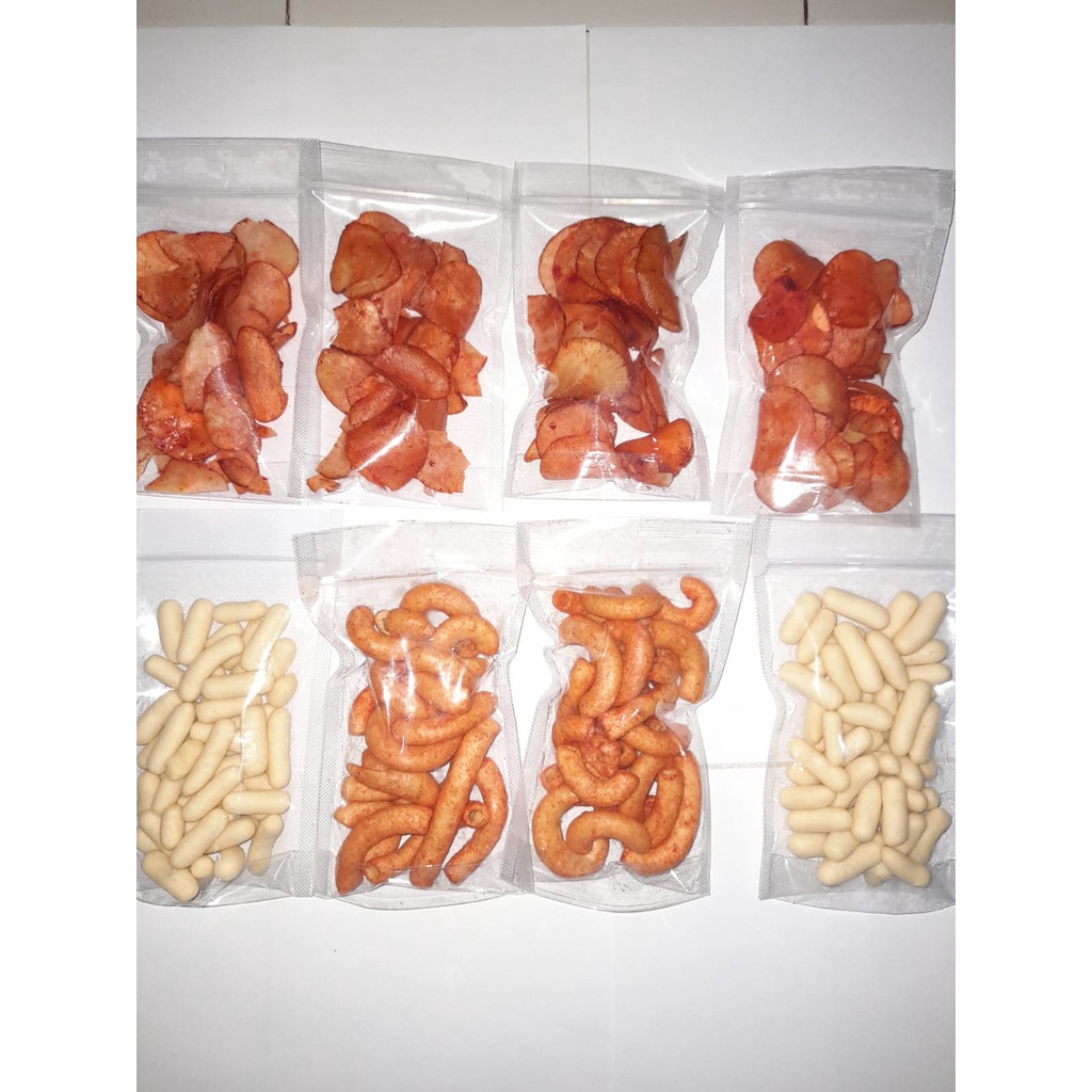 Jual MAKANAN RINGAN 5 RIBUAN/SNACK JAJANAN/CEMILAN KILOAN PEDAS ...