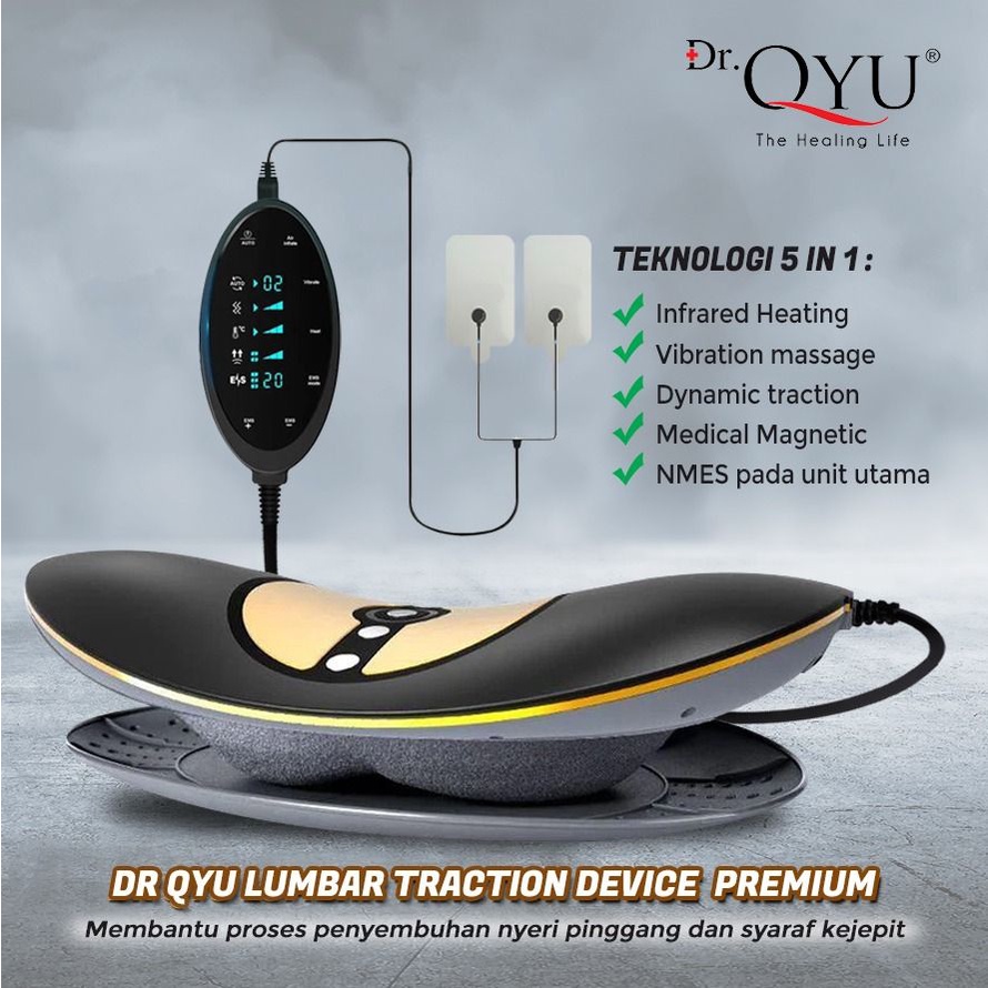 Jual Terapi Saraf Terjepit - Dr Qyu Lumbar Traction Device Premium ...