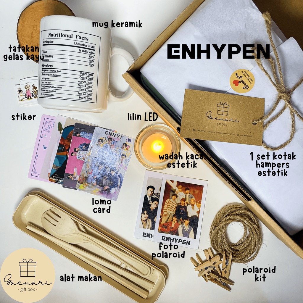 Jual Gift Box ENHYPEN | Hampers ENHYPEN | Kado ENHYPEN | Hadiah ENHYPEN ...