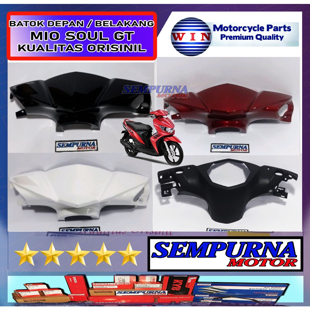 Jual Merek Win Kualitas Original Batok Depan Mio Soul GT 115cc Warna ...