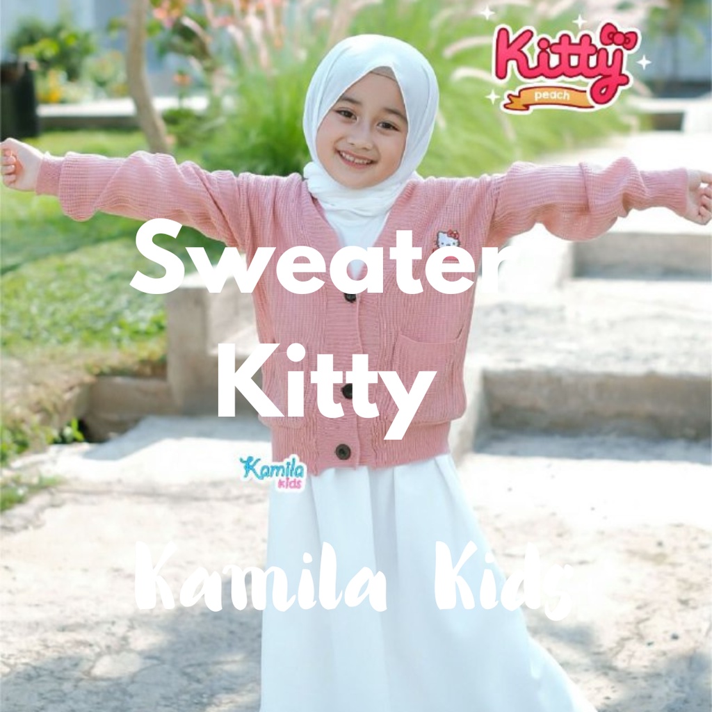 Jual Sweater Kitty By Kamila Kids | Sweater anak | Baju Hangat anak ...