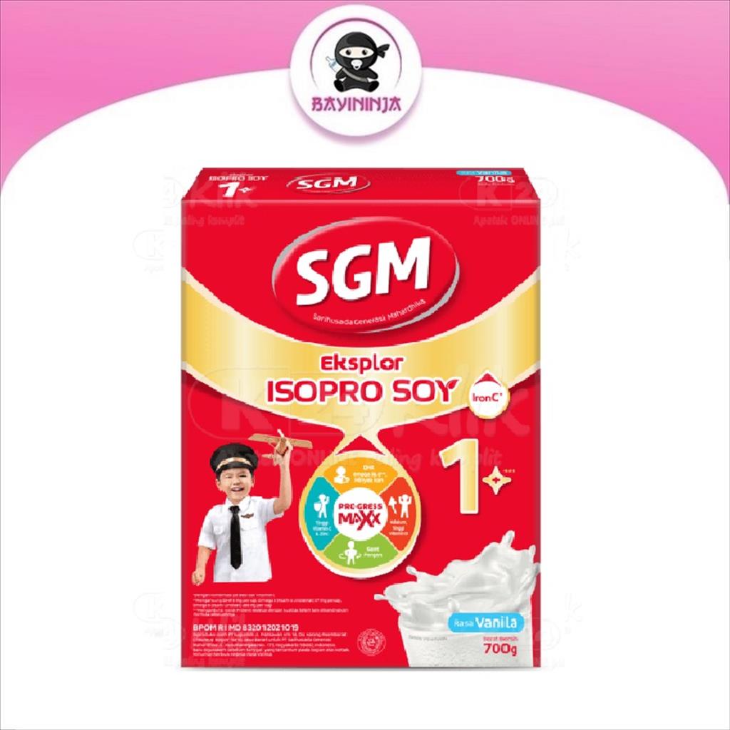 Jual SGM Eksplor Soya 1 to 5 Tahun Vanila Susu Box 700g 700 g | Shopee ...