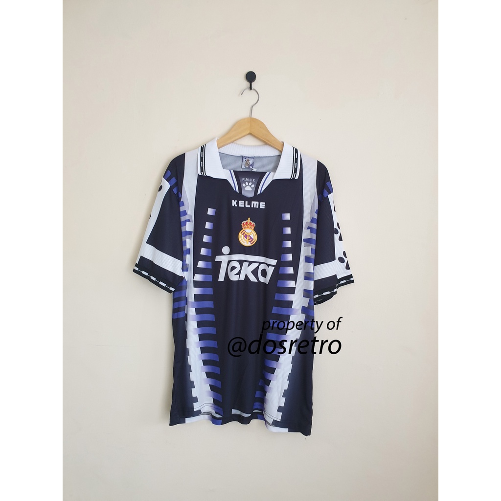 Jual Jersey Retro Real Madrid 3rd 1997 1998 Langka RAUL 7 | Shopee Indonesia