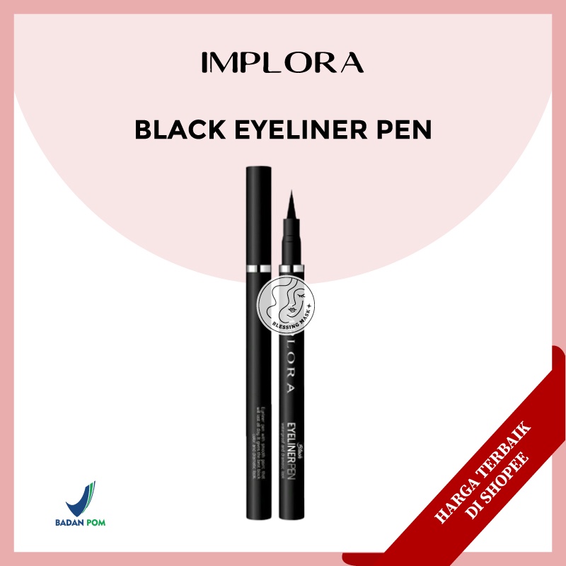 Jual Implora Eyeliner Pen | Black Eyeliner | Shopee Indonesia