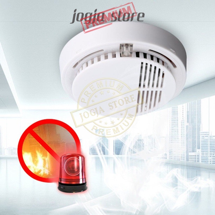 Jual Alarm Kebakaran Smoke Detector SS-168 Alat Pendeteksi Api Sensor ...