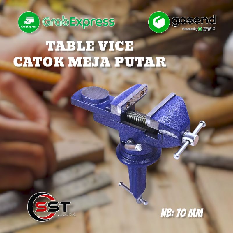 Jual Catok meja ,ragum putar 60mm -80mm -tabele vise Dove Tail Mini ...