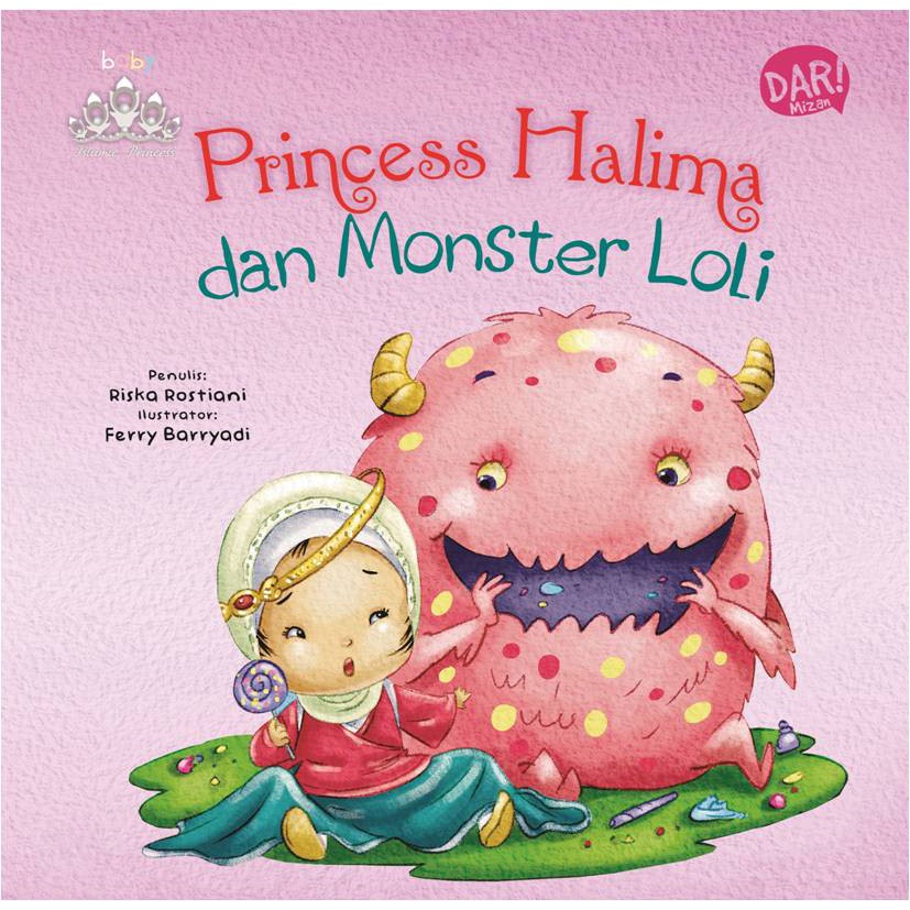 Jual Mizan Buku Anak Bbw Princess Halima Dan Monster Loli (Boardbook ...