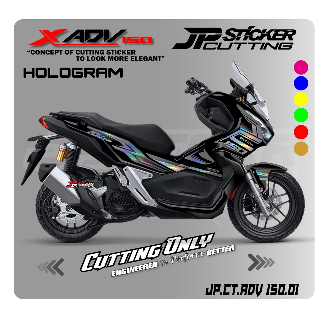 Jual Jp Stiker Adv 150 - Cutting Sticker Honda ADV 150 Setiker List ...
