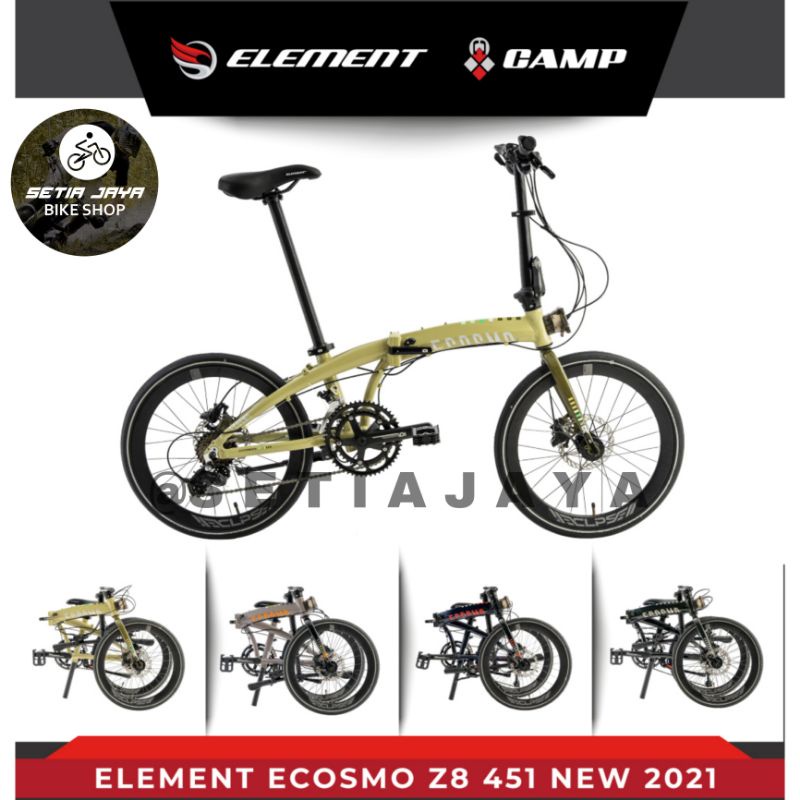 Jual Sepeda Lipat 20 Inch ELEMENT ECOSMO Z8 451 Rem Hidrolik New 2021 ...