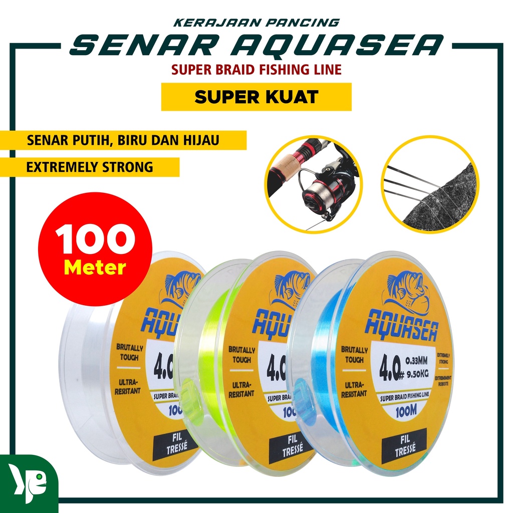 Jual KERAJAAN PANCING - Senar Pancing Gorilla Aquasea Panjang 100m ...