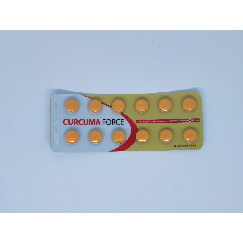 Jual CURCUMA FORCE 12 TABLET | CURCUMA FCT | DAYA TAHAN TUBUH ...