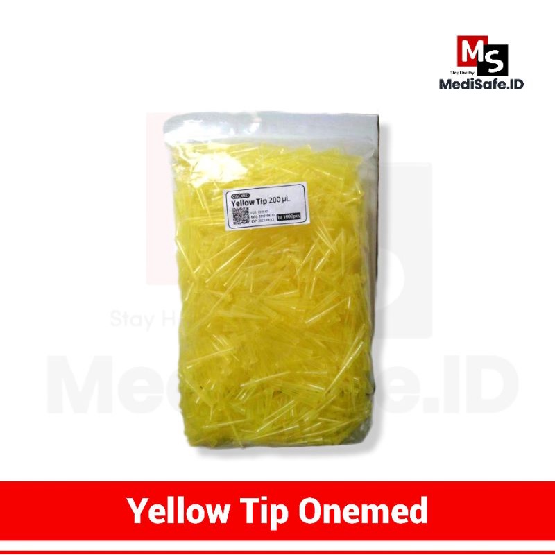 Jual Yellow Tip Micropipet Mikropipet Tips Kuning (10 - 100 uL) Onemed ...