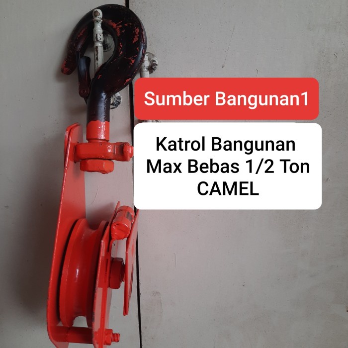 Jual Toru Katrol Bangunan Camel 1/2 Ton Kerekan Timbah Bangunan Air ...