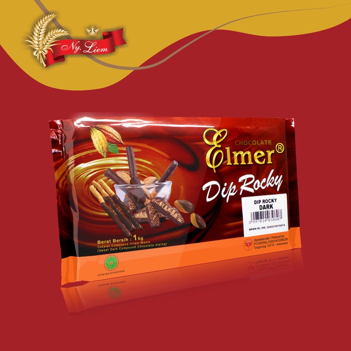 Jual ELMER Chocolate Dip Rocky | Shopee Indonesia