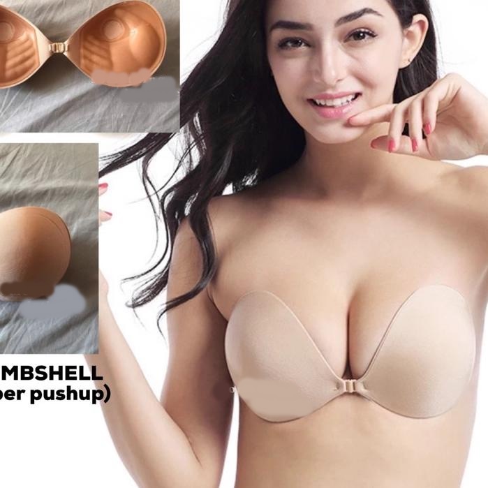 Jual Angel Bra Bomb Shell Kait Depan Kancing strapless Wing bra push up Bra Bombshell | Shopee ...