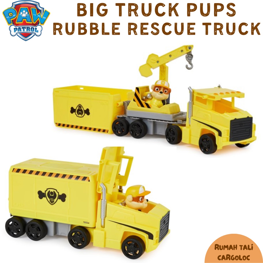 Jual PAW PATROL BIG TRUCK PUPS RUBBLE RESCUE TRUCK | Shopee Indonesia