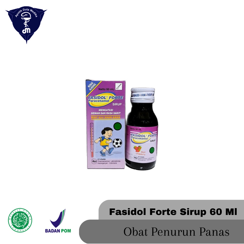 Jual FASIDOL FORTE SIRUP 60 ML - OBAT DEMAM ANAK/OBAT PANAS ANAK/OBAT ...
