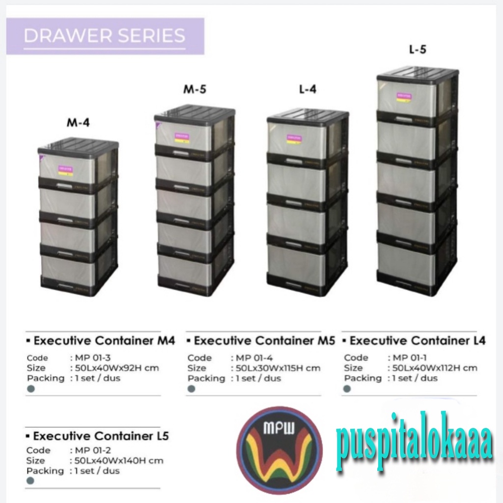 Jual MPW-LEMARI LACI EXECUTIVE SUSUN M4-M5-L4-L5 | Shopee Indonesia