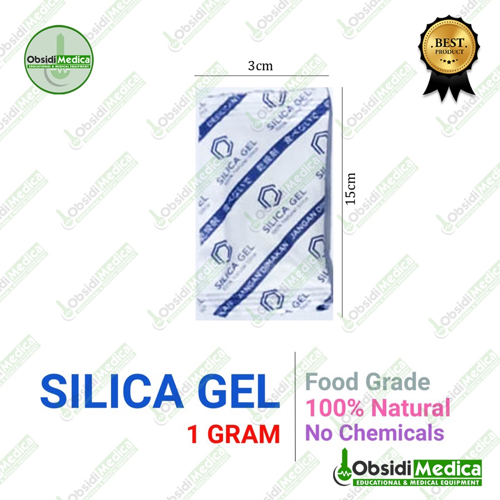 Jual silica gel natural sachet foodgrade 1 gram | Shopee Indonesia
