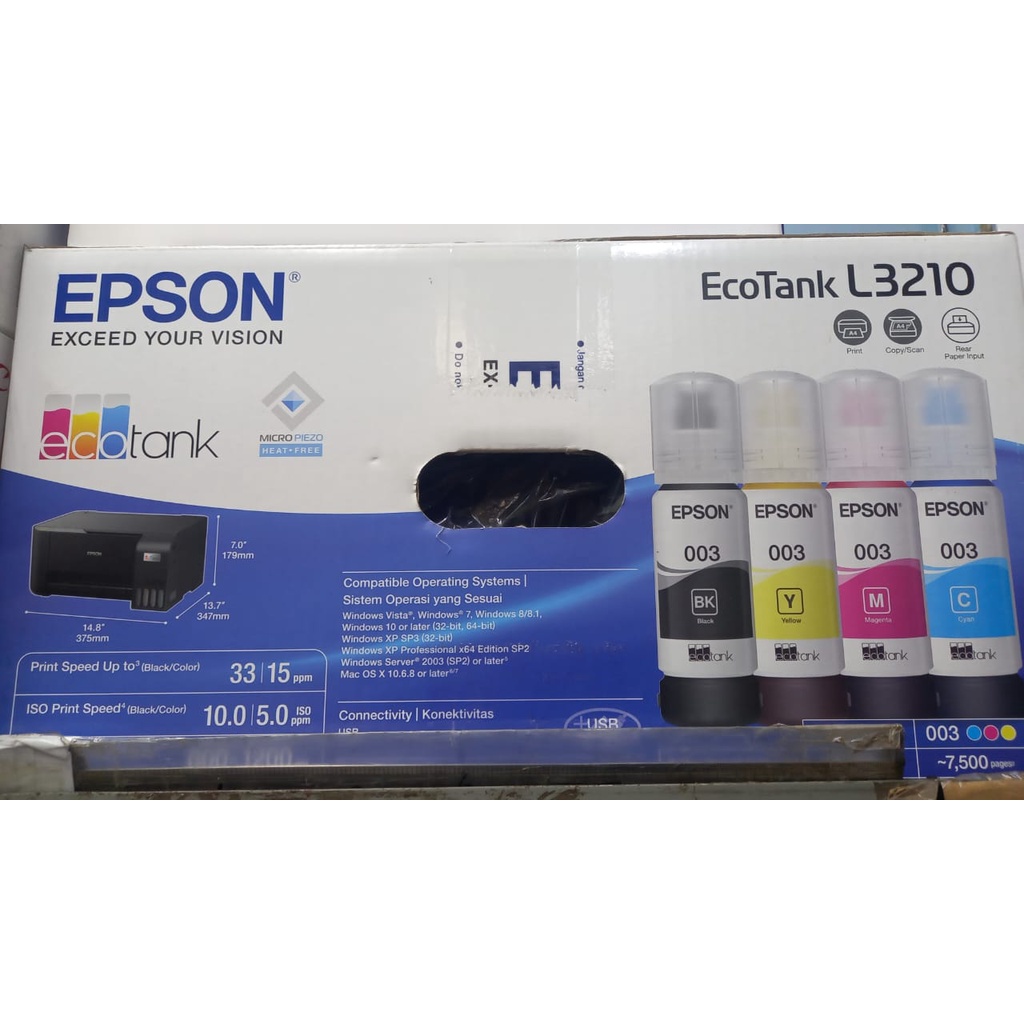Jual Epson L3210 All in One Ink Tank Printer | Shopee Indonesia