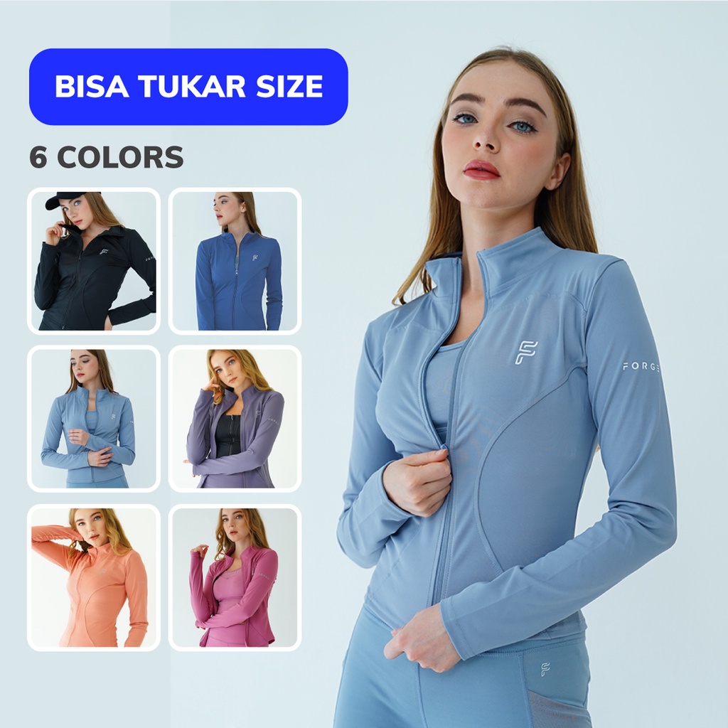 Jual Forge Activewear - S Odyssey Jaket Olahraga Wanita - Baju Olah ...