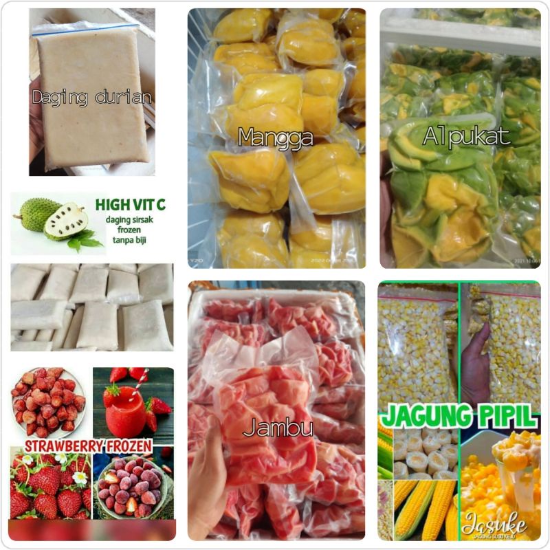 Jual Buah Frozen/Buah-buahan frozen/buah beku/Buah-buahan beku/Nangka ...