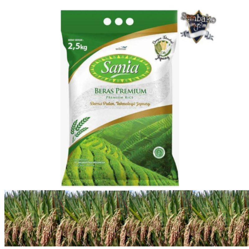Jual Beras Premium Sania, 5kg, 5 Liter | Shopee Indonesia
